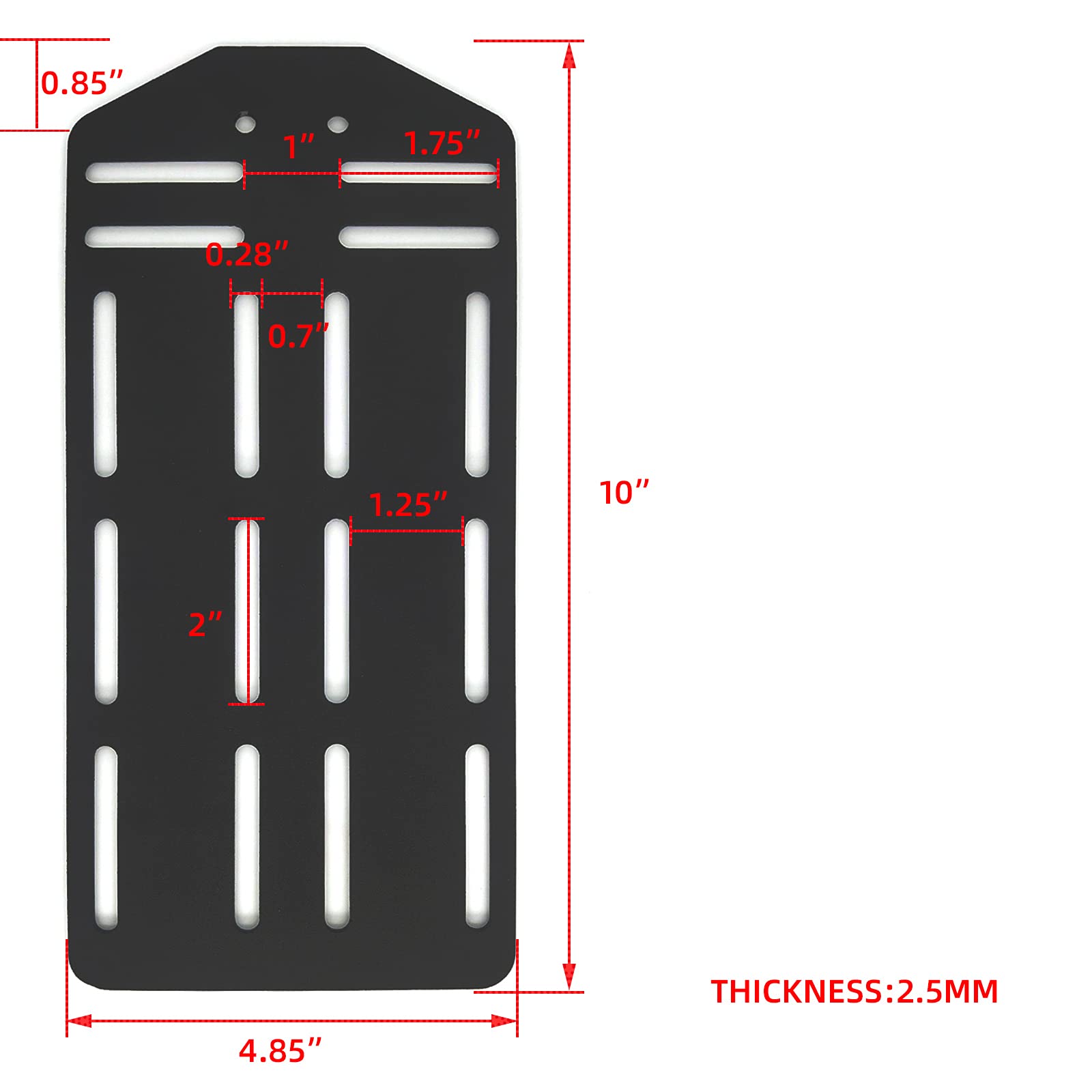 appacare 2PCS King Bed Headboard Attachment Bracket Modification Plate,Bed Frame Adapter Brackets,Headboard Brackets for Metal Bed Frame