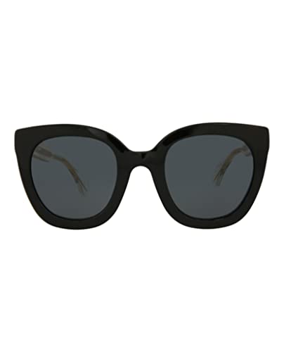 Gucci Cat Eye Sunglasses Black Crystal Grey Luxury Eyewear Made In Italy Acetate Frame Designer Fashion for Everyday Luxury