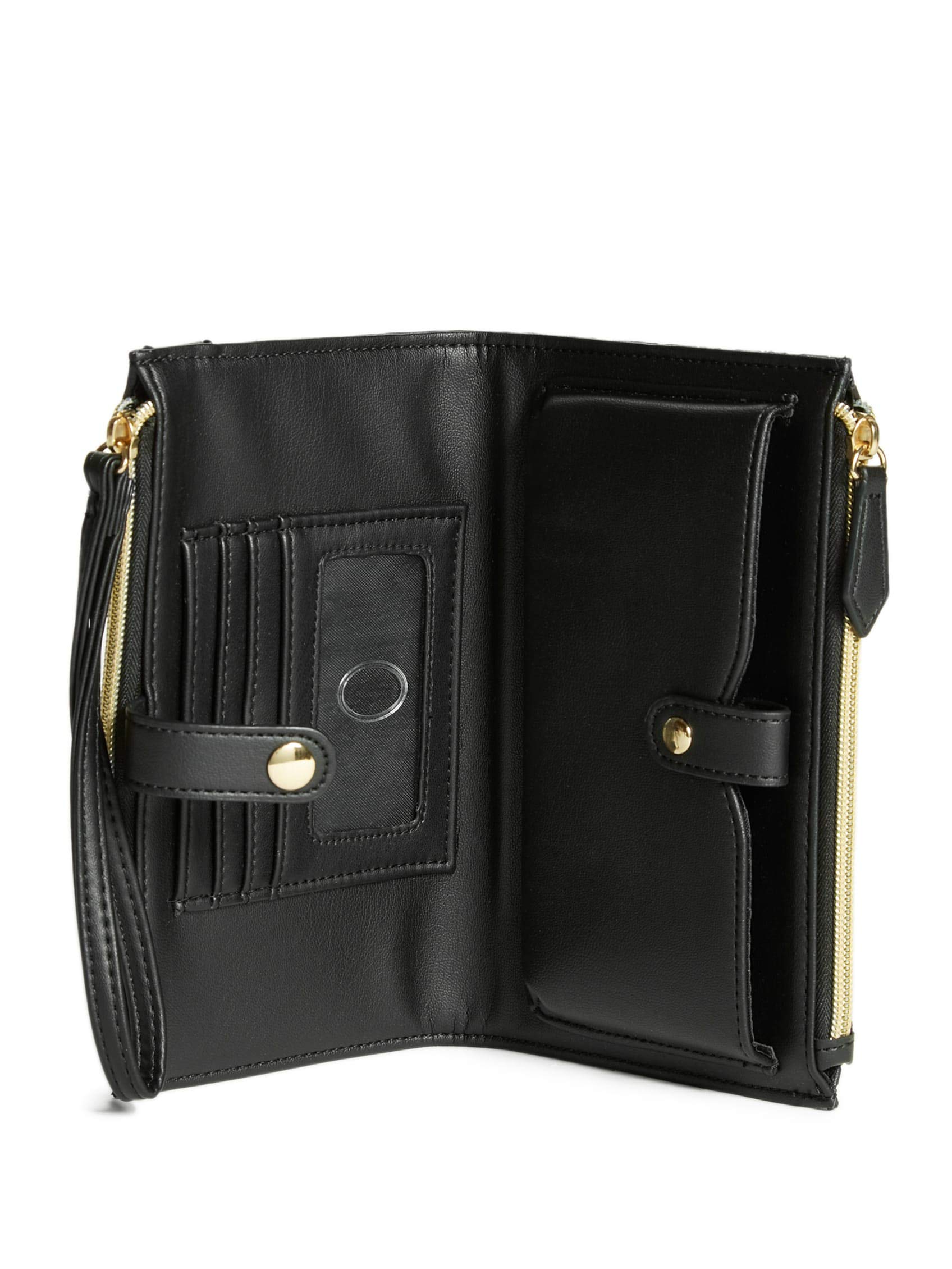 GUESS Factory Blaire Double Zip Organizer