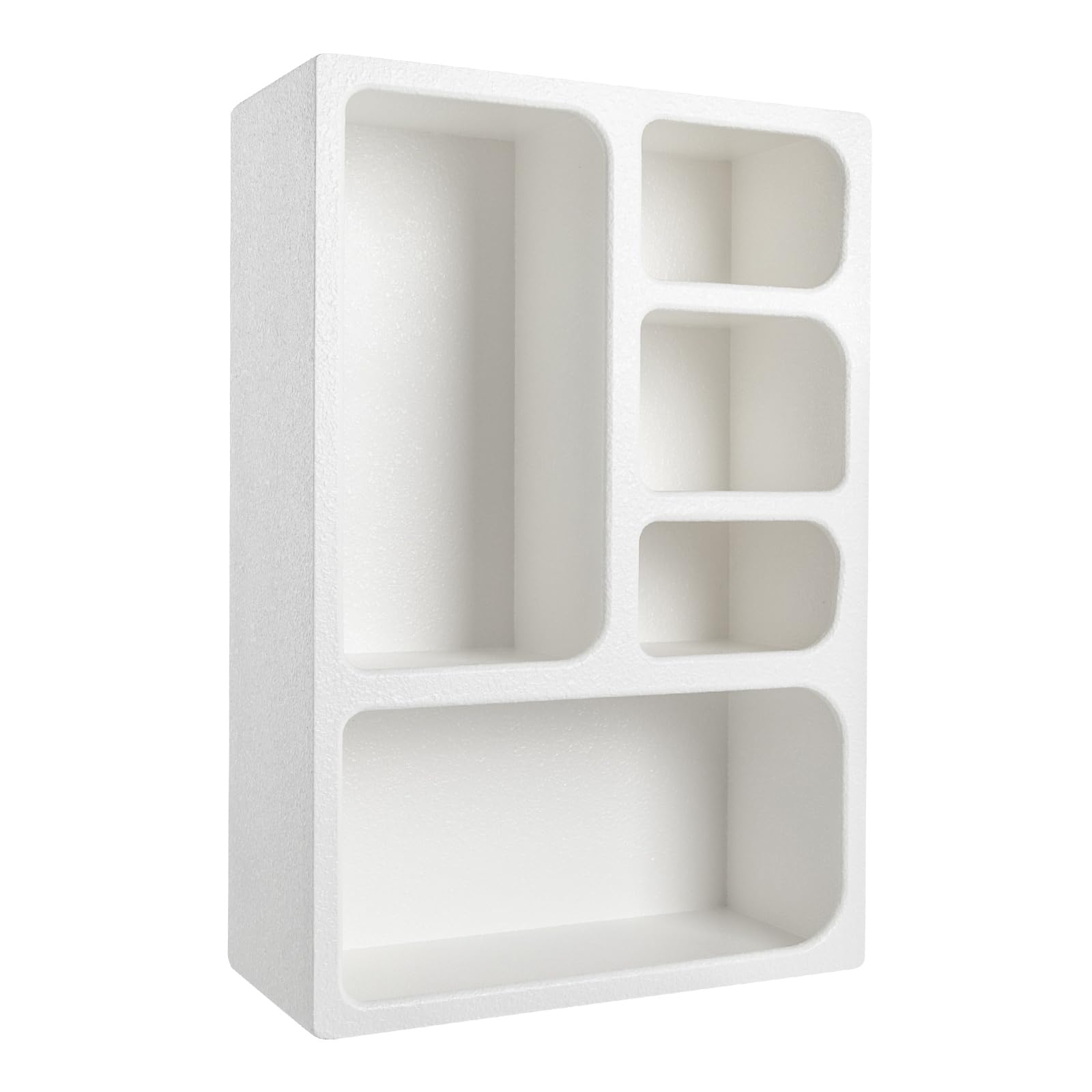 biniliubi Wall Mounted Storage Cabinet, Modern Wall Shelves, Modern Wall Shelves for Wall Decor, Floating Shelves, Wall Mounted Storage Organizer for Bathroom, Living Room, Bedroom