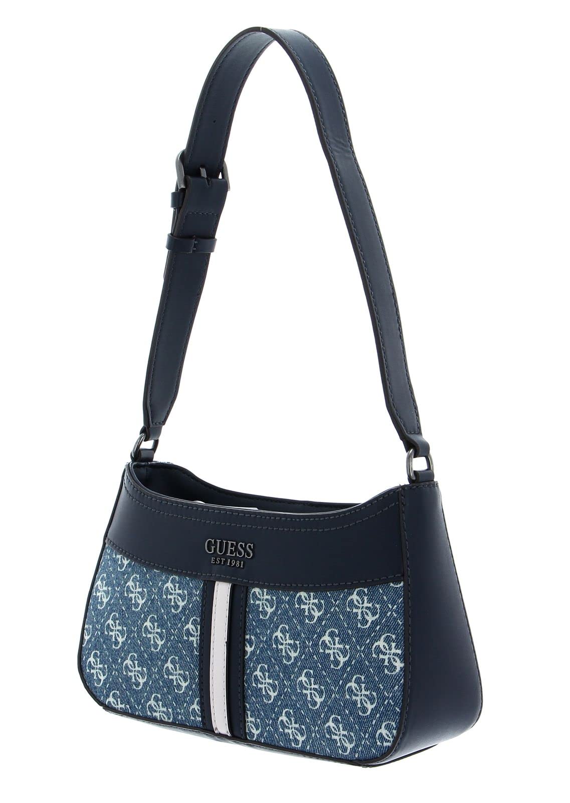 GUESS Noelle Shoulder Bag Denim Multi One Size