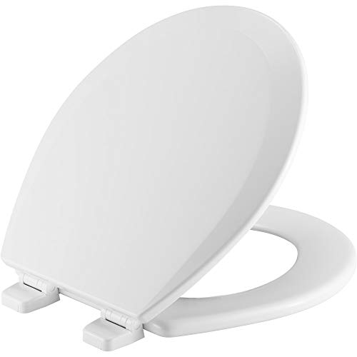 Bemis 1500TTT 000 Toilet Seat will Never Loosen and Provide the Perfect Fit, ELONGATED, White