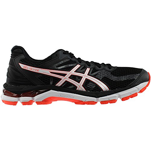 ASICS Women's Gel-Glyde, Black/White/Coral, 8.5