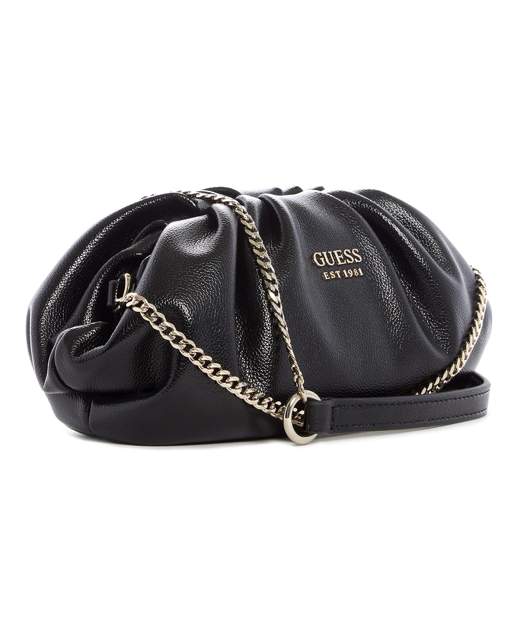 GUESS womens Lost Heaven Crossbody Clutch, Black, One size US