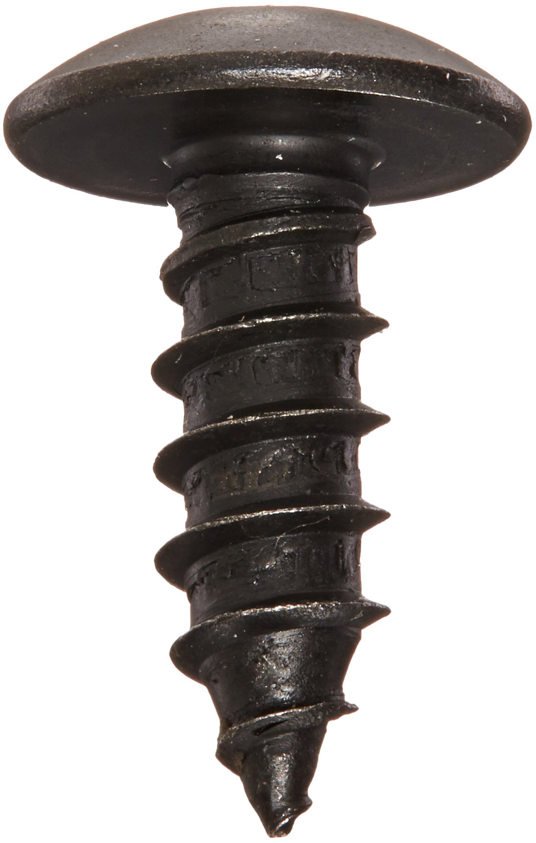Small Parts 1412APTB Steel Sheet Metal Screw, Black Oxide Finish, Truss Head, Phillips Drive, Type A, #14-10 Thread Size, 3/4" Length (Pack of 50)