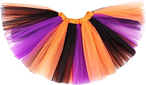 Charmed Halloween Orange, Black and Purple Tulle Each roll 6 inch by 25 Yards, 3 spools