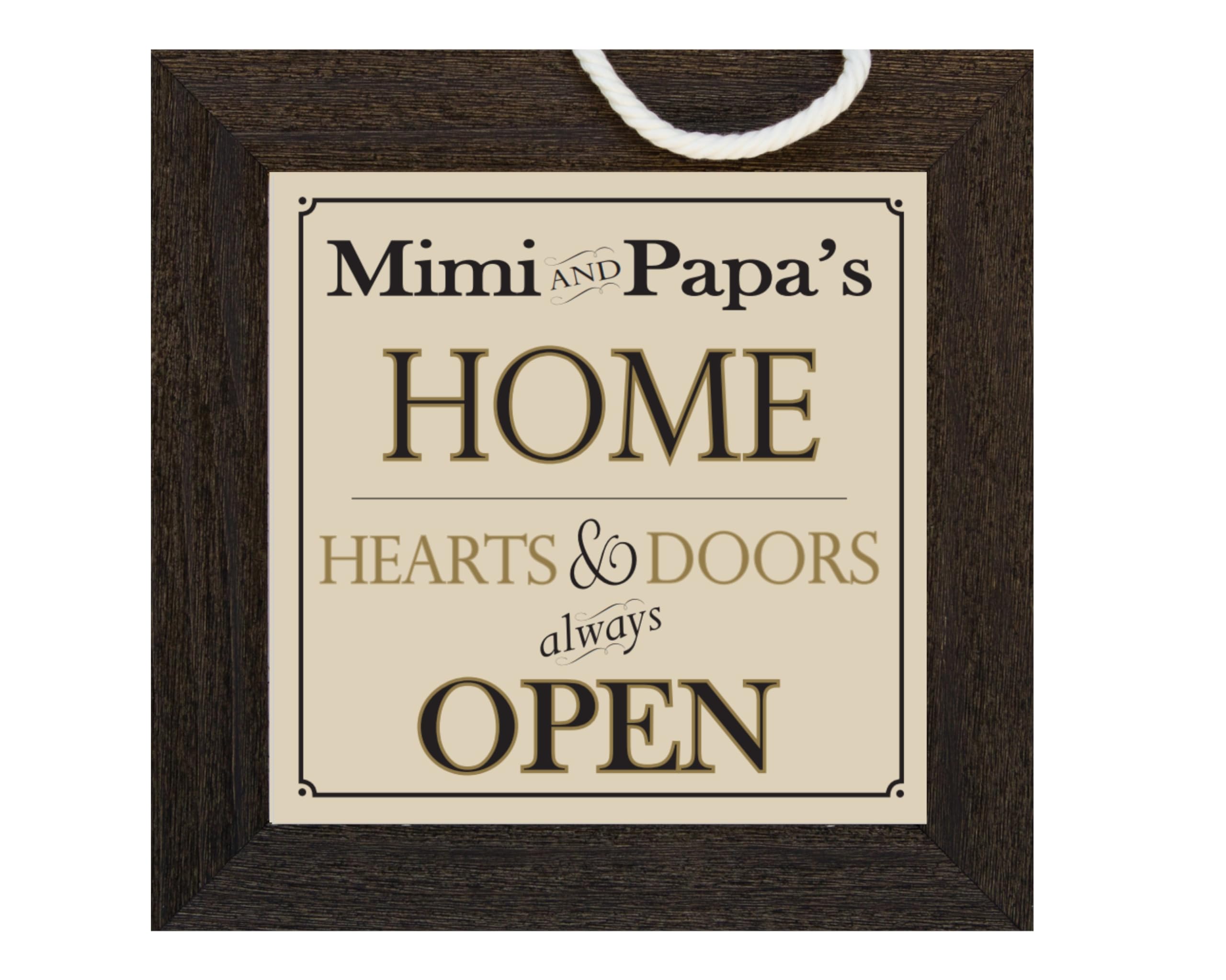 The Grandparent Gift Co.: Mimi & Papa Home Sign