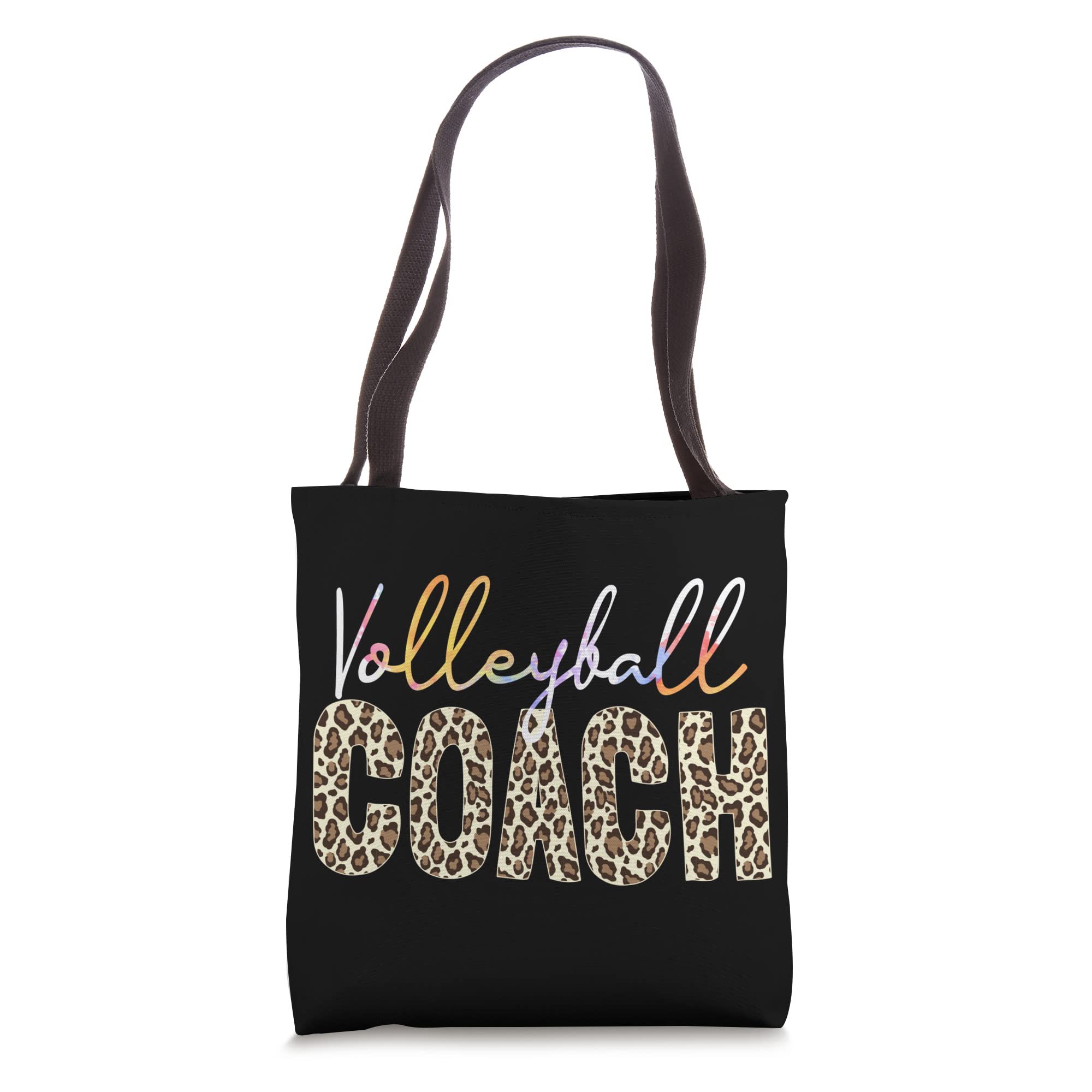 Assistant Coach Volleyball Mom Leopard Volleyball Coach Tote Bag