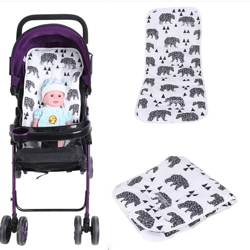 Baby Stroller Cushion Buggy Pad Comfortable Stroller Accessories Flower Koala Cotton Star Pram Liner Pad(I)