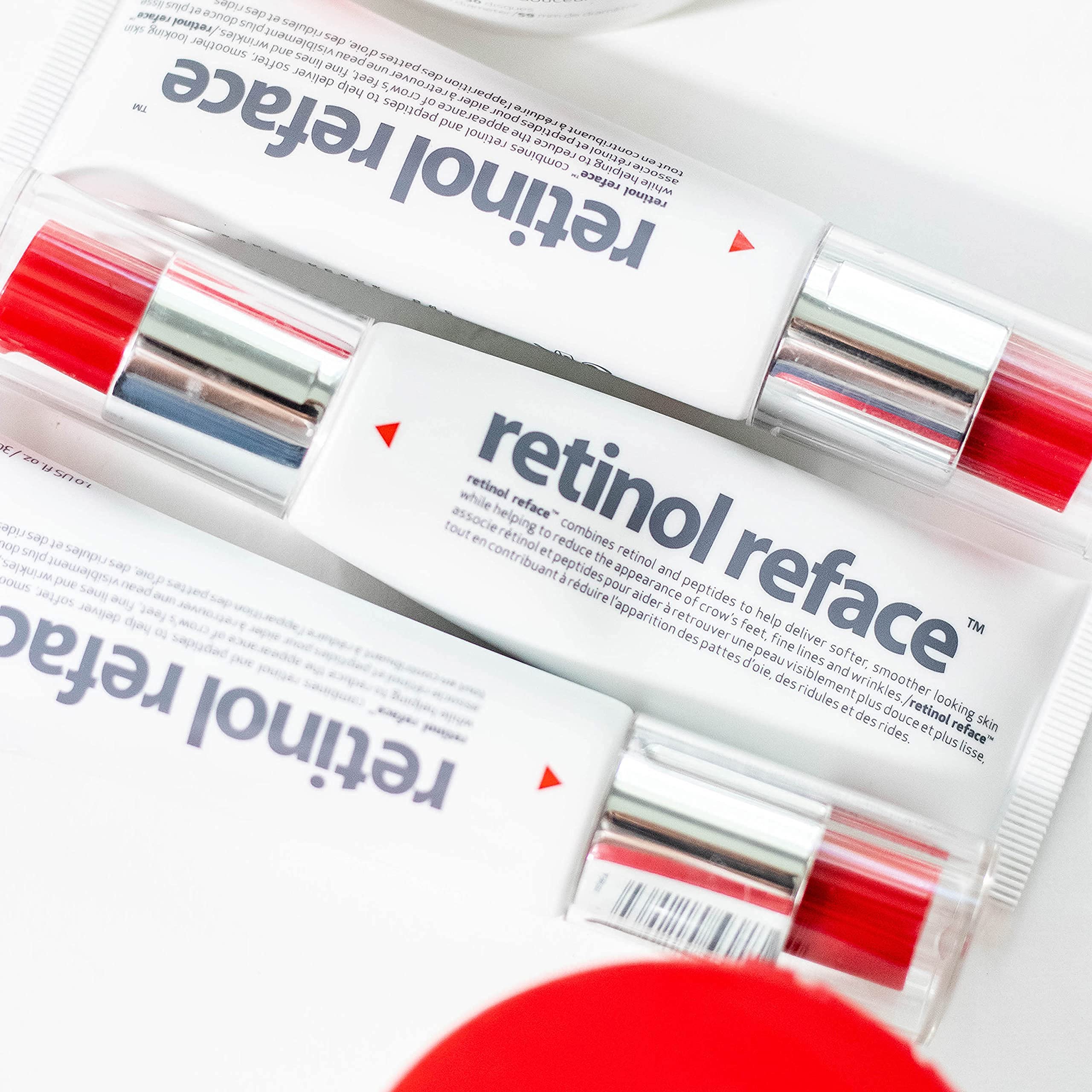 Indeed Labs Retinol Reface, Retinol Wrinkle Repair Cream - Softer, Smoother, Younger Skin - Contains Vitamin A and Bakuchiol - 1.0 fl oz