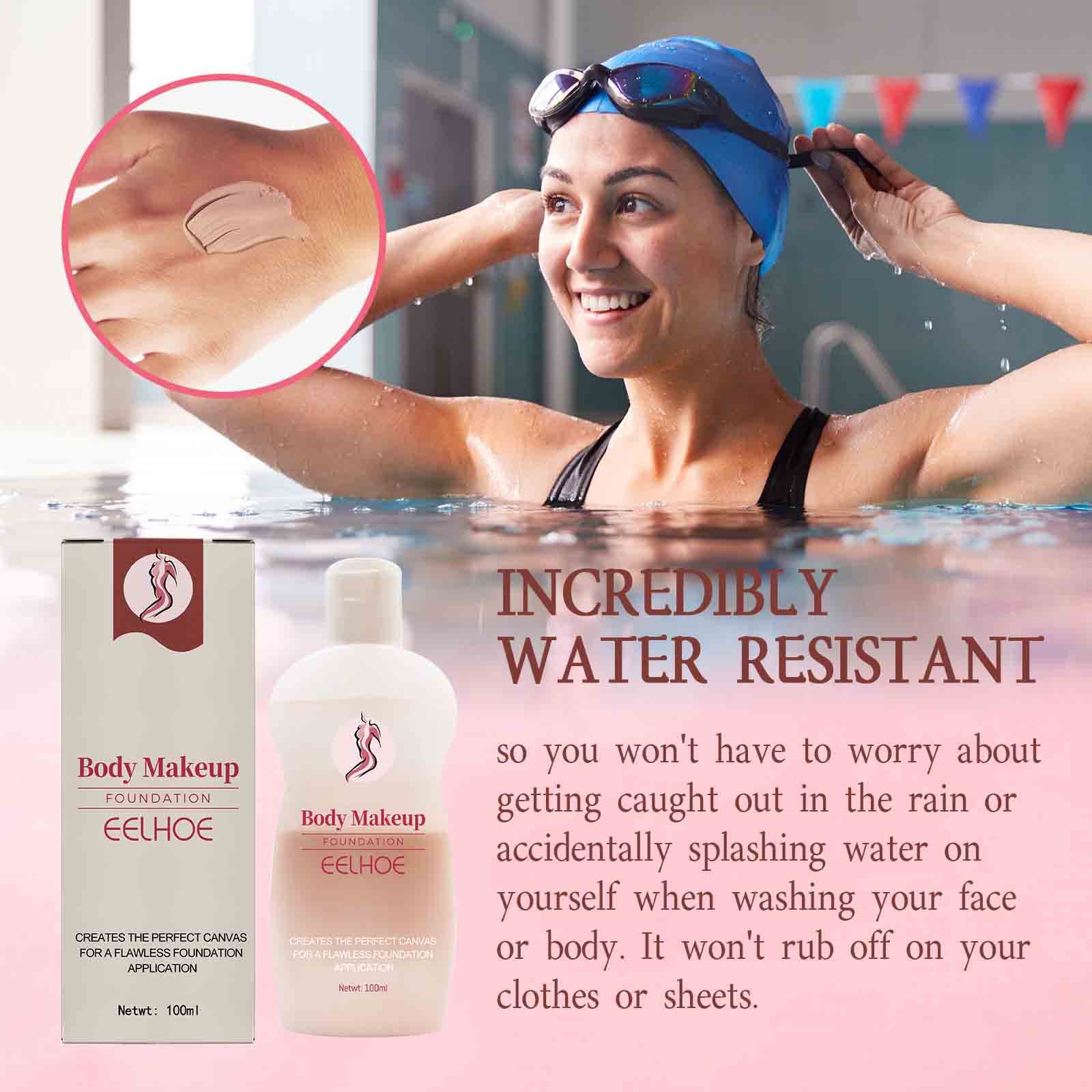 BodyBlendz Body Makeup Waterproof Foundation, Leg And Body Makeup Waterproof Foundation Covers Up Scar Blemishes Spots, Foundation With High Coverage, Long-Lasting, Evens Skin Tone (1PC)