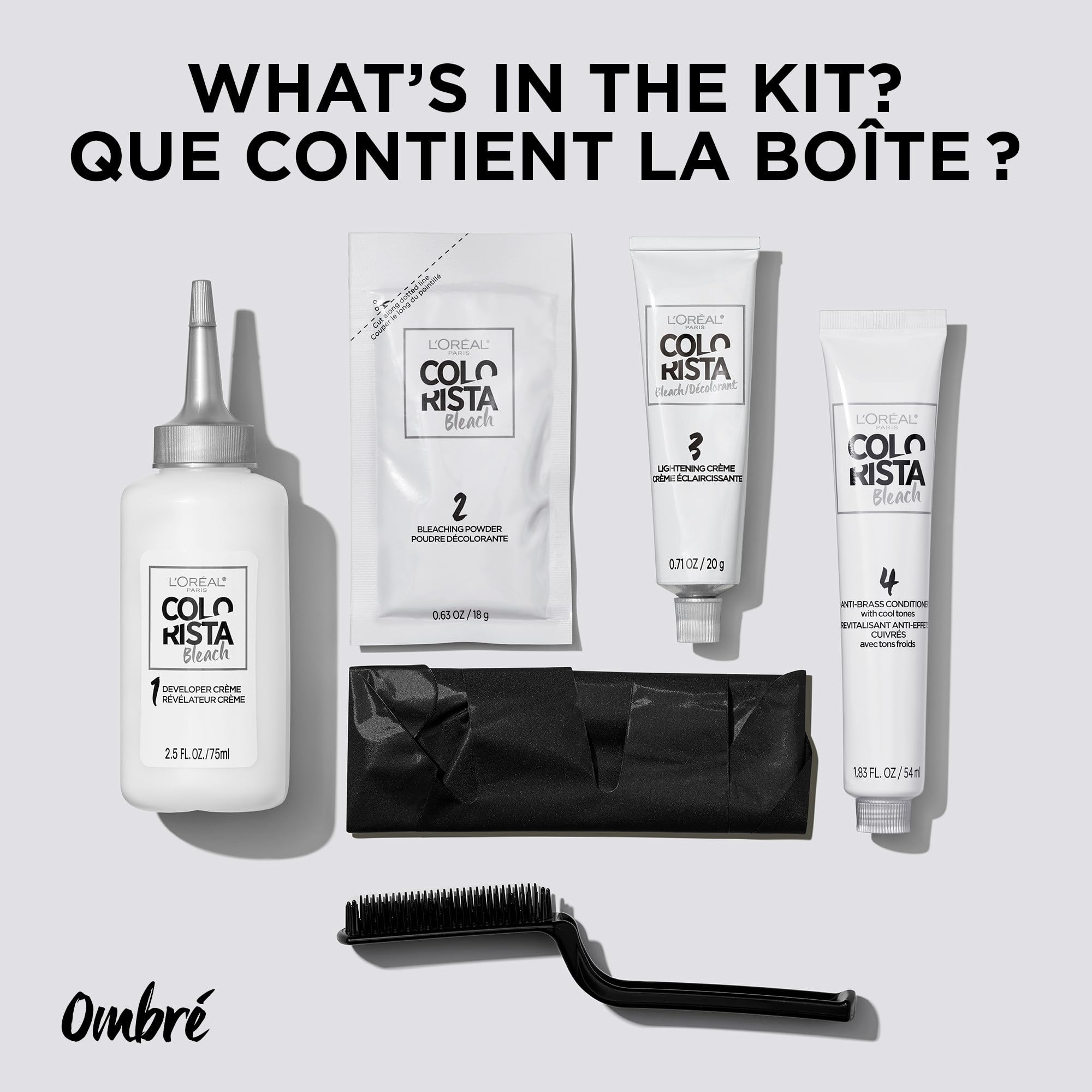 L’Oréal Paris Colorista Hair Bleach, Ombre Hair Color Kit, 1 Hair Bleach Kit