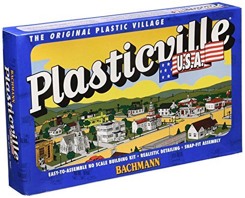 Bachmann Trains - PLASTICVILLE U.S.A. BUILDINGS – CLASSIC KITS - CONTEMPORARY HOUSE - HO Scale