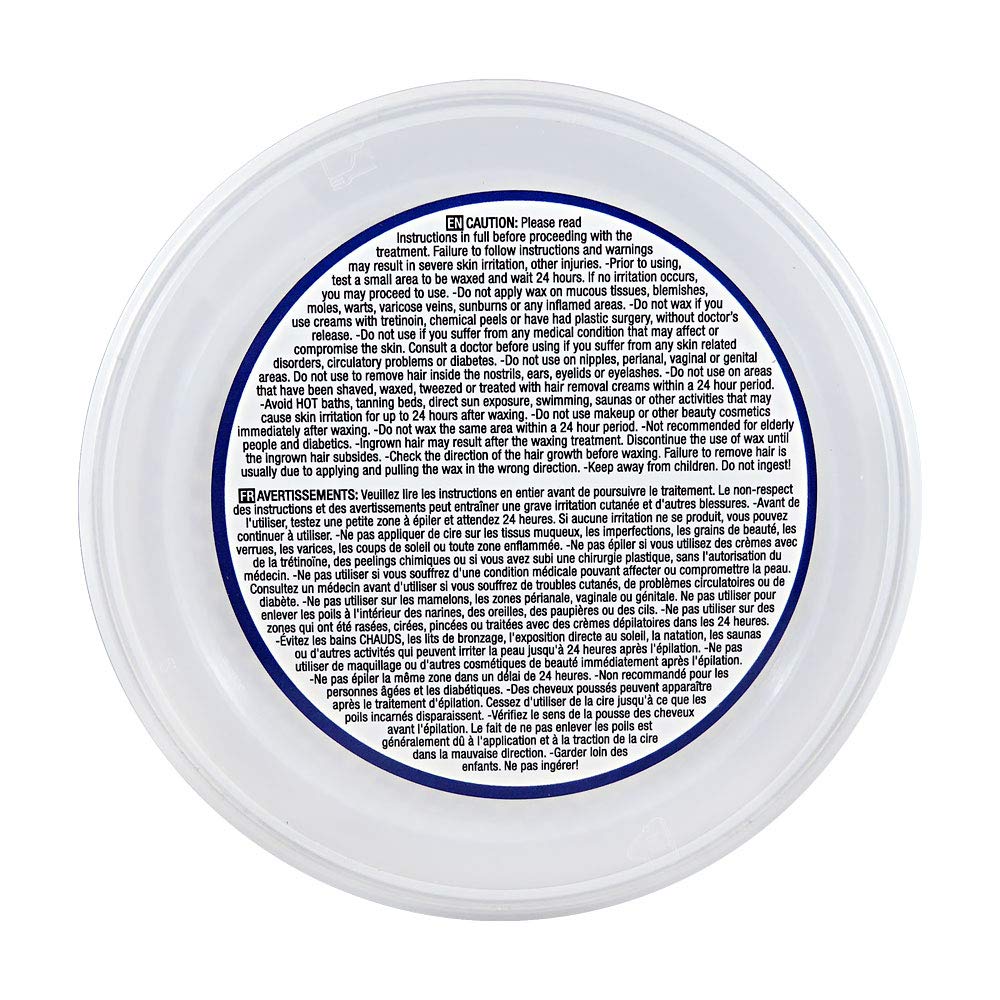 Wax Necessities Waxness Azulene Stripless Hard Wax Tin 14 Ounces