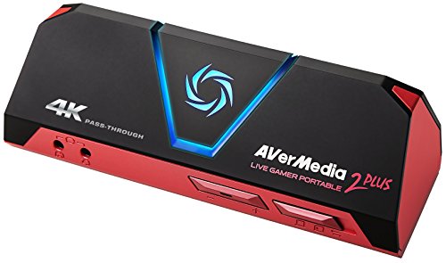 AVerMedia GC513 Live Gamer Portable 2 Plus, 4K Pass-Through Capture Card for Game Streaming, Recording and Content Creating in Full HD 1080p60