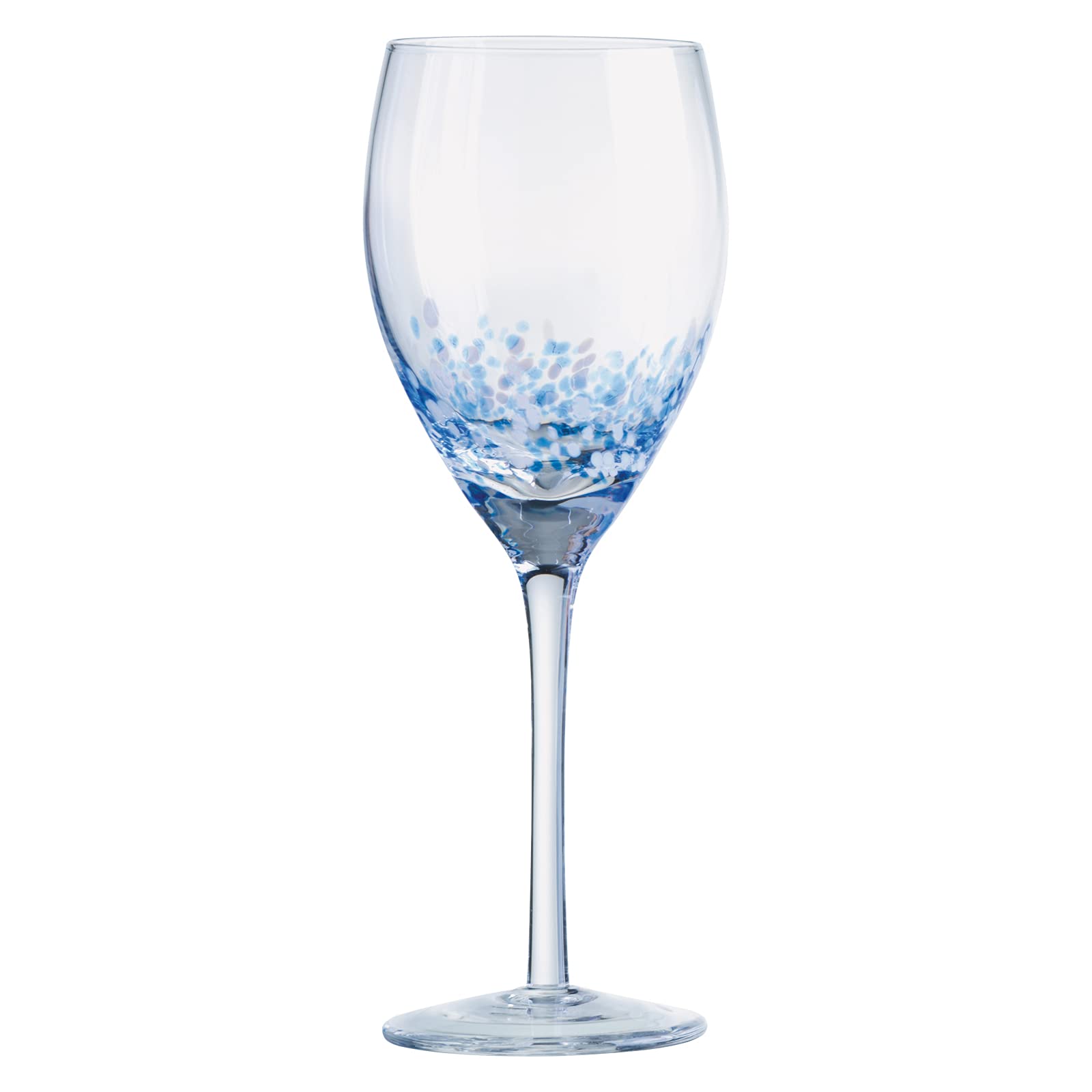 Anton Studio Designs - Speckle Wine Glass Multicoloured - Set of 4-350ml Capacity Per Glass - Coloured Wine Glassesā¦