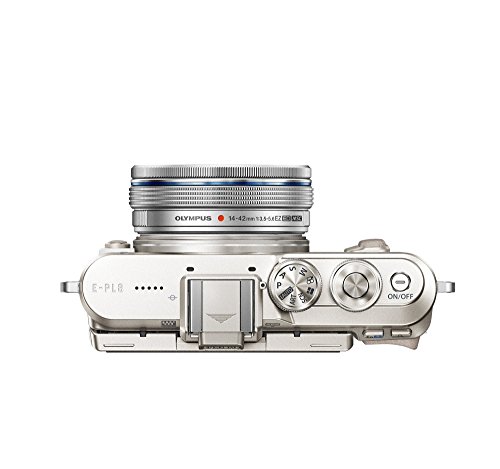 OLYMPUS Pen E-PL 8 EZ Double Zoom Kit [White][International Version, No Warranty]