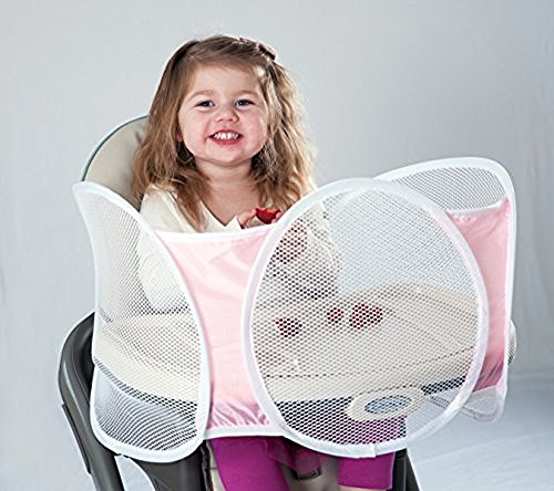 Tray Haven, The Original High Chair Accessory Keeps Food Toys and Cups From Falling, Blue