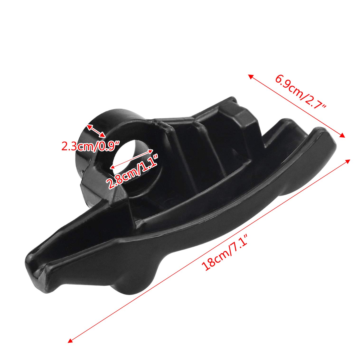 BEAUTY MADE EASY TC183061 Tire Machine/Changer Mount Head Nylon Plastic Replacement for Coats 8183061 8182960 182960 8183060 183060 8182788 182788 (5 Pack Black)