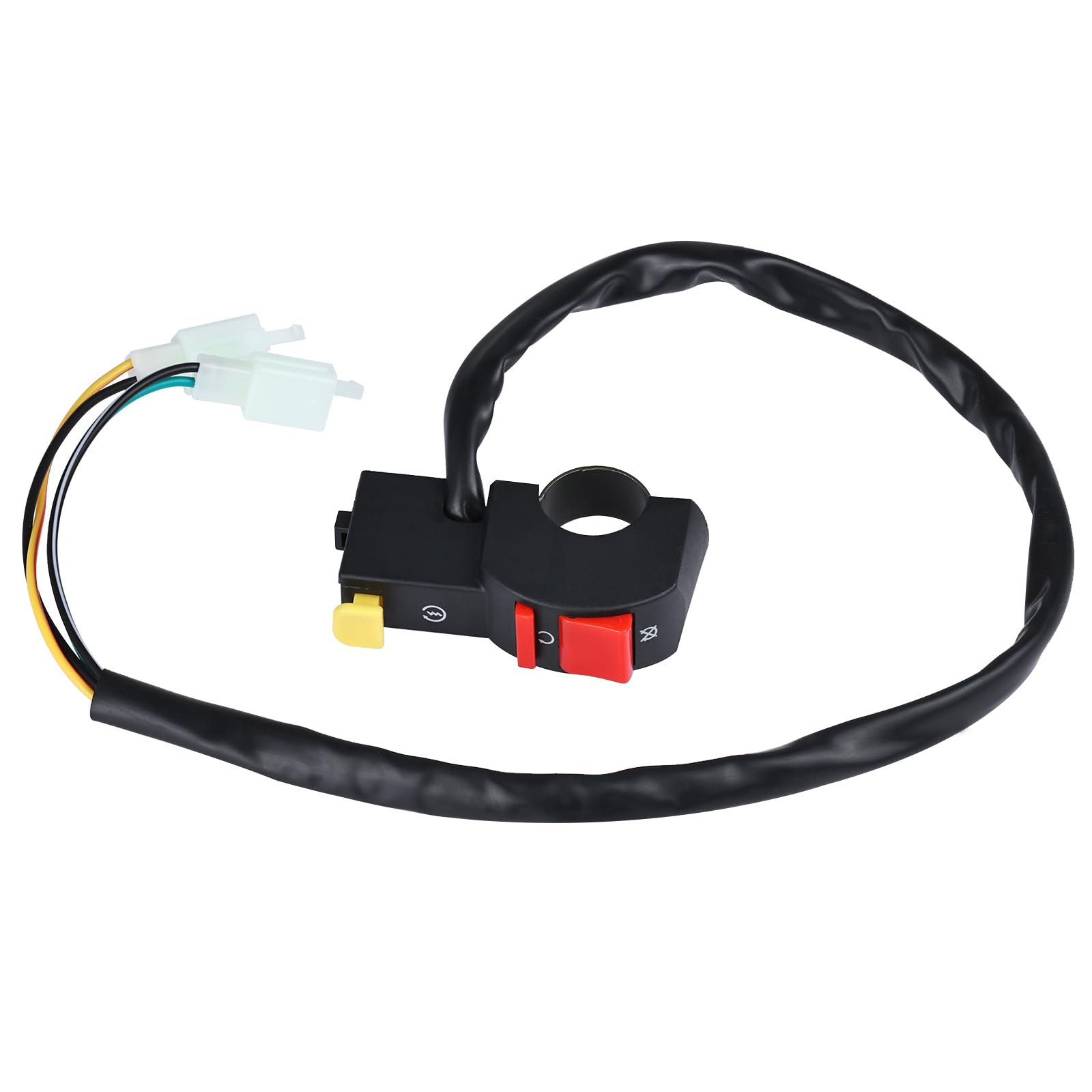 AuInLand Electric Wiring Harness, CDI Ignition Coil Wiring Harness Kit, CDI Wire Assembly fit for 4 Stroke ATV 50cc 110cc 125cc