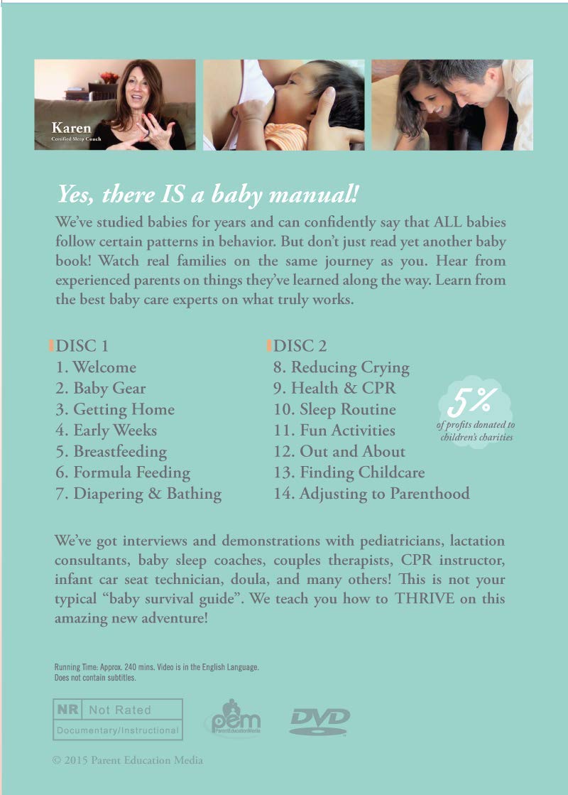 The Baby Manual DVD - Complete Course for New Parents (Newborn Care 0-6 Months)