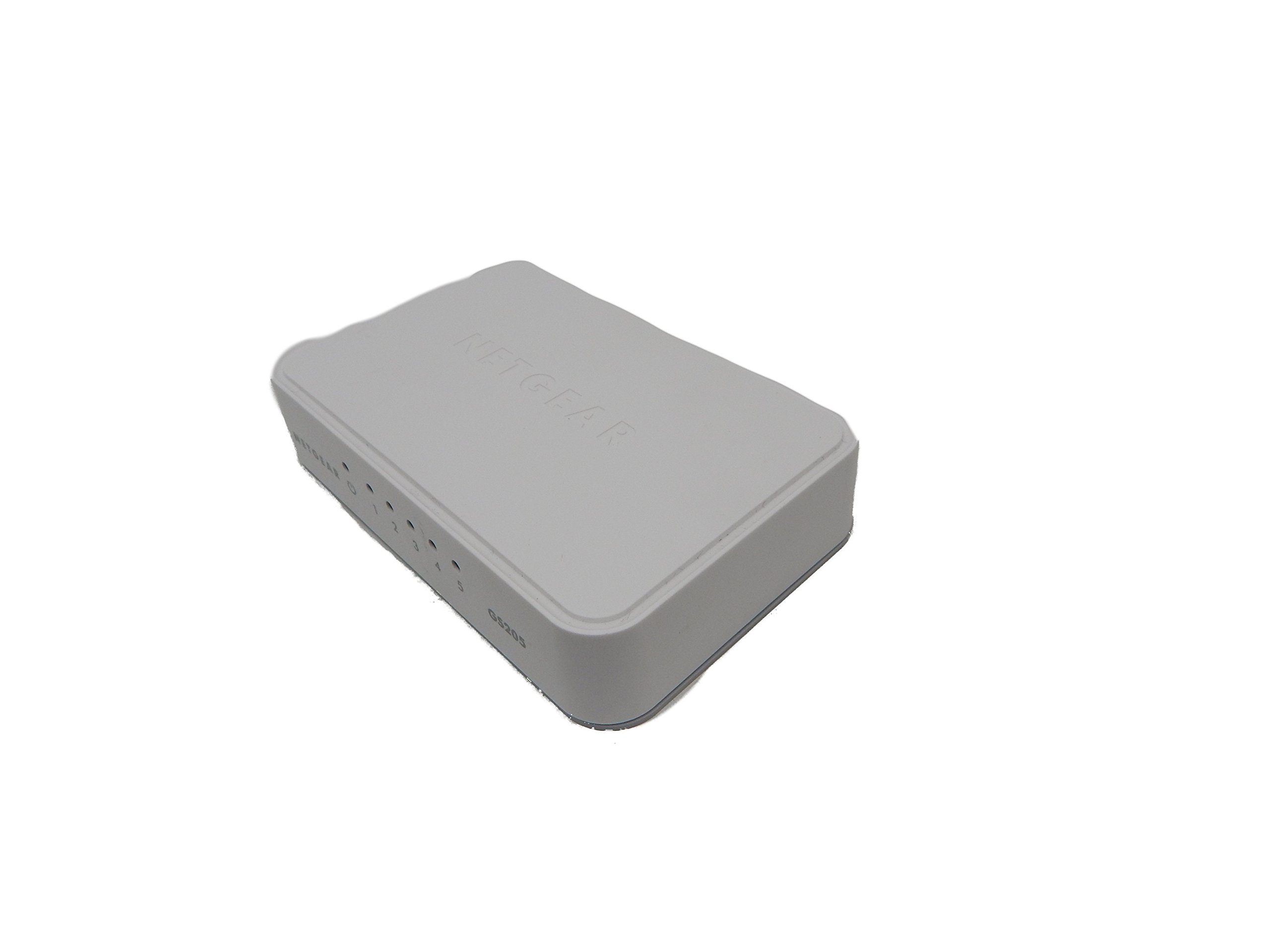Netgear GS205-100PAS NETGEAR 5-Port Gigabit Ethernet Unmanaged Switch, Desktop, 10/100/1000Mbps (GS205)