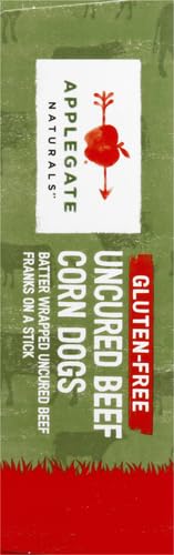 Applegate, Natural Gluten-Free Corn Dogs, 10oz (Frozen)