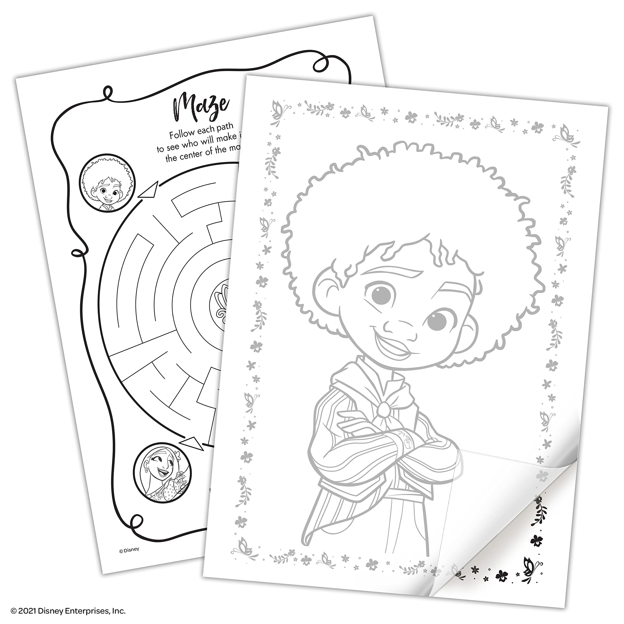 Disney Encanto 48 Page Color and Trace Coloring and Activity Book with 8 Tracing Sheets Paperback 51724 Bendon
