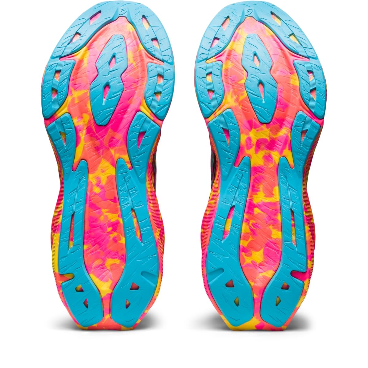 ASICS Women's NOVABLAST 3 Shoes, 7.5, Aquarium/Vibrant Yellow