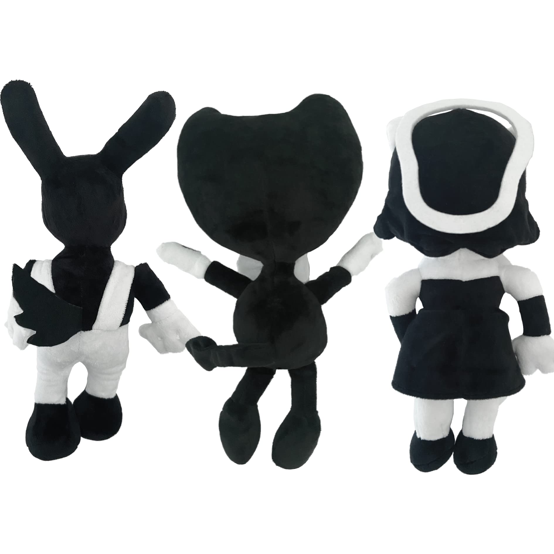 Bendy Plush Toy, 3PCS Bendy and The Ink Machine Plushies, Cute Game Horror Plush Soft Stuffed Animals Plush Toys for Kids and Game Fans