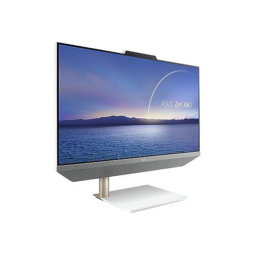 ASUS Zen AiO 24, 23.8” FHD Touchscreen Display, AMD Ryzen 5 5500U Processor, 8GB DDR4 RAM, 512GB SSD, Windows 10 Home, Kensington Lock, Wireless Keyboard and-Mouse Included, M5401WUA-DS503T