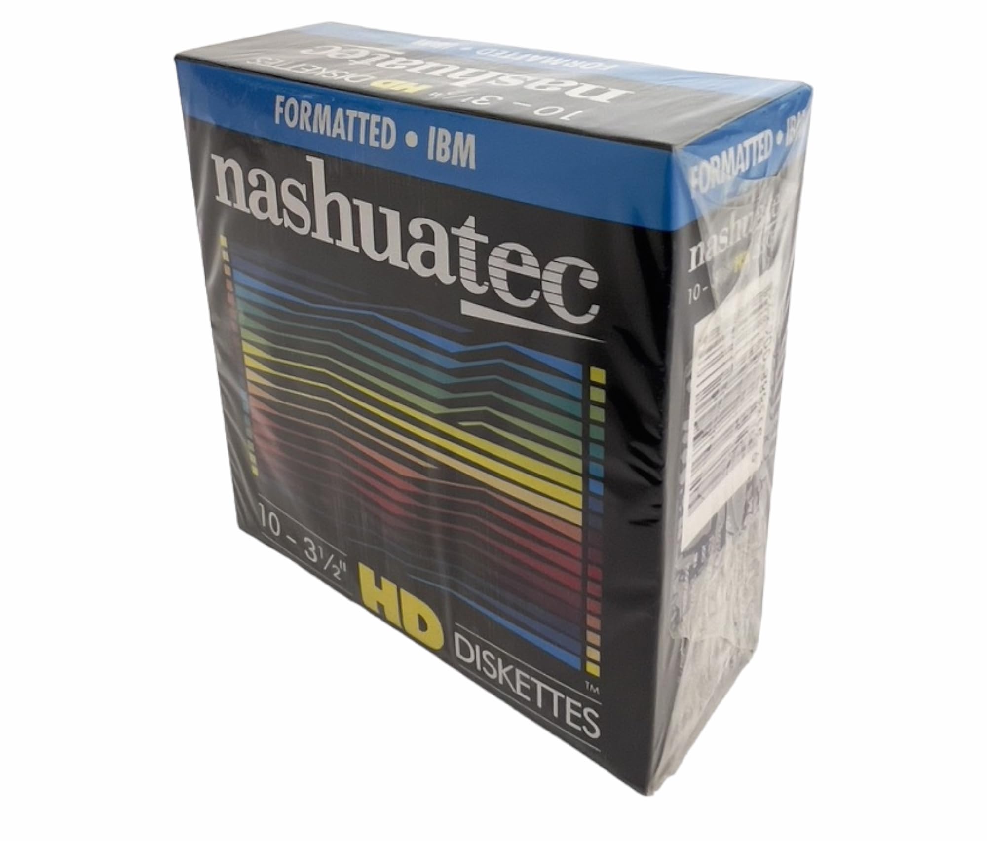 Nashuatec High Density HD 2-Sided 3.5" Diskette Formatted 10 Diskettes Per Pack For Storage Data