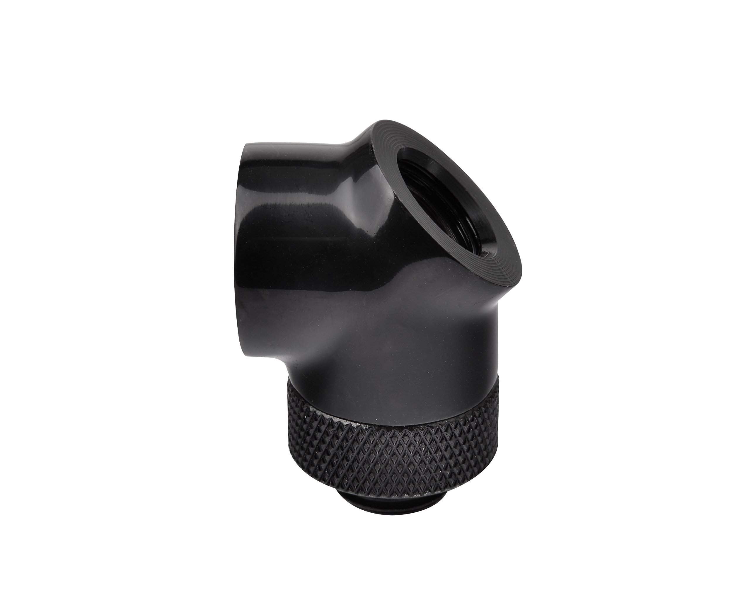 Thermaltake CL-W053-CU00BL-A Pacific G1/4 45/90 Degree Adapter - Black
