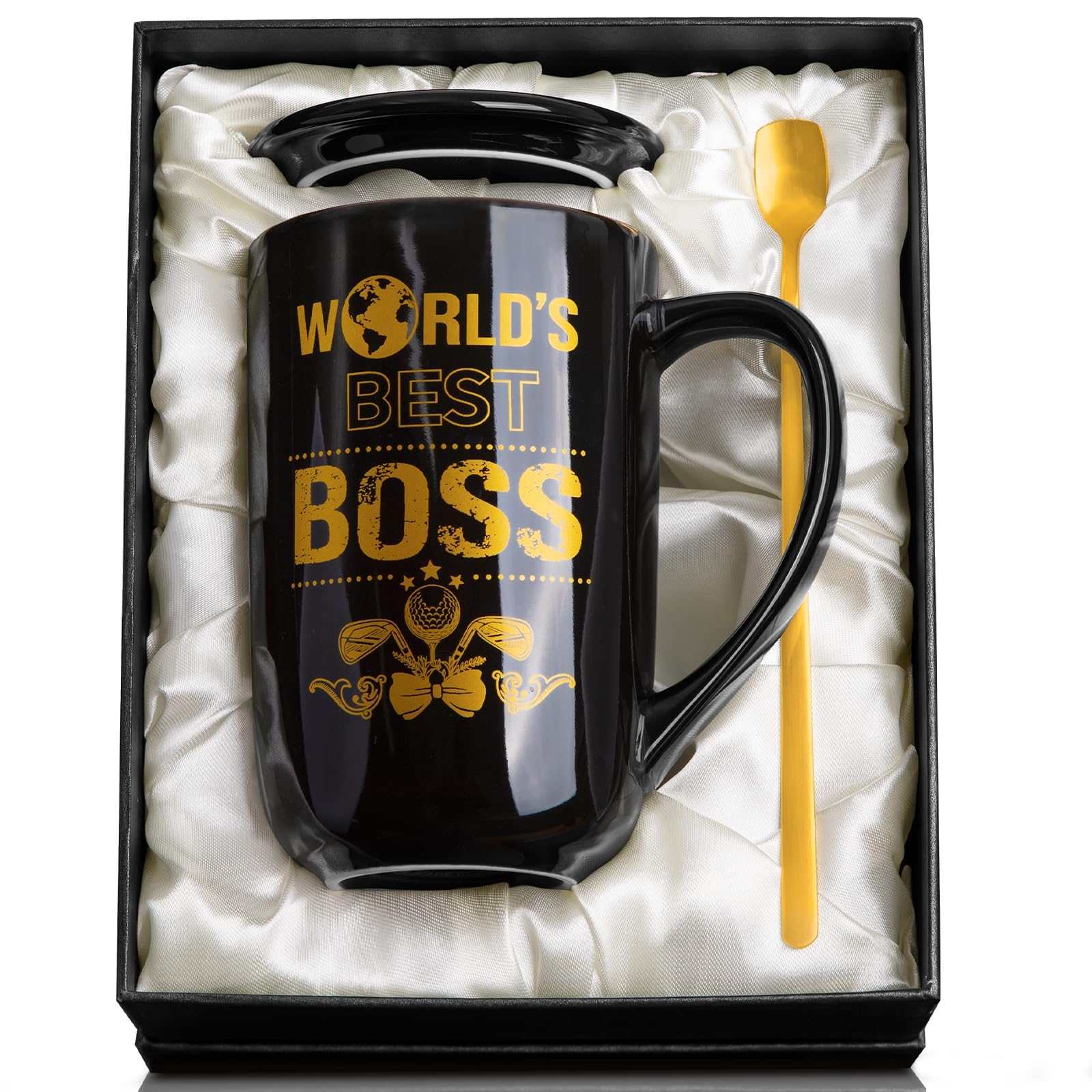 Boss Gifts, Best Boss Gifts for Men, Boss Christmas Gift, Boss Gifts Men, 18 Oz Best Boss Birthday Gifts, Christmas Gift for Boss, Farewell Gifts for Boss, Worlds Best Boss Mug, Boss day Gifts