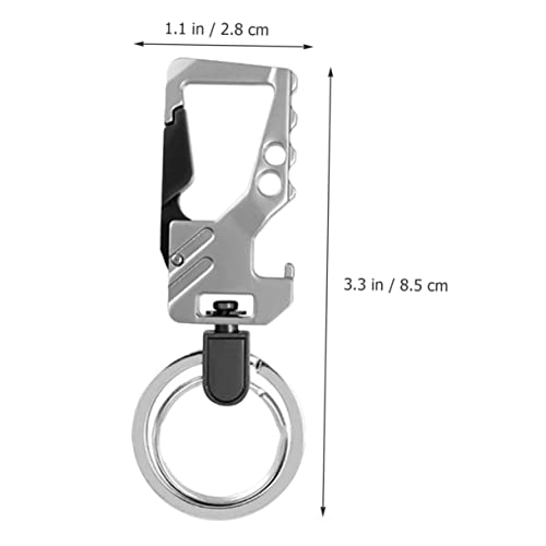 BESPORTBLE Beer Opener Car Decoration 2pcs Multifunctional Keychain Beer Zinc Alloy Portable Car Key Chain Car Keychain