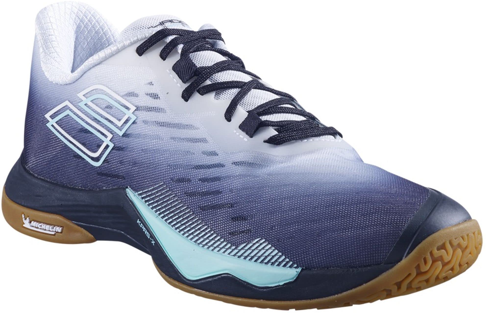 Babolat Men's Shadow Tour Indoor Tennis Shoes, Black/White (Men's US Size 9)