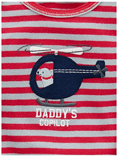 Simple Joys Baby Boy's 6 piece Little Character sets Sleepwear, Red/Navy Bear, 3-6 Months