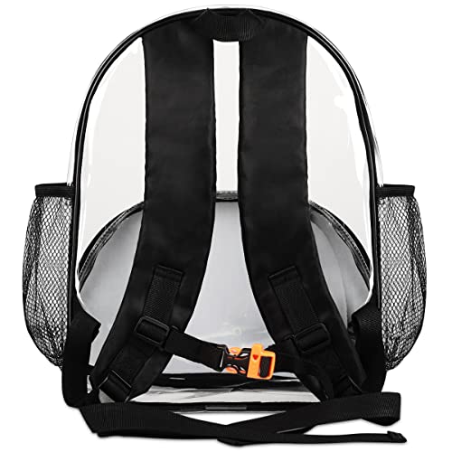 Clear Mini Backpacks Green Dinosaur Pattern Stripe Transparent Backpack Heavy Duty PVC See Through Bookbags Casual Daypack with Reinforced Straps for Work, School, Security, Travel, Beach¡
