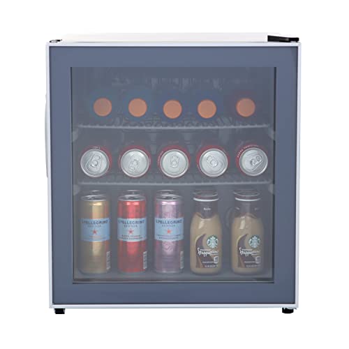 Avanti ARBC17T2PG 1.6 Cubic Foot Beverage Cooler Refrigerator, 20" x 18.3" x 17.3", Black