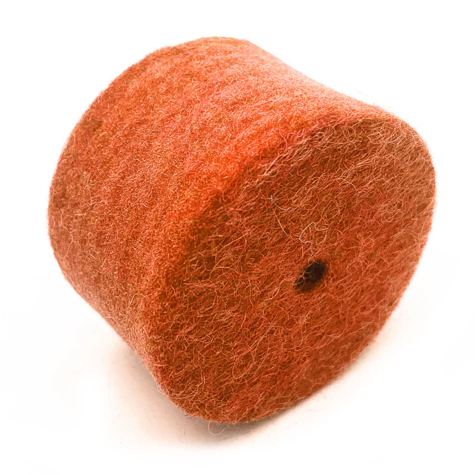 TUOREN 9 Piece Drum Felt Pad Kit Cymbal Felts Hi-Hat Clutch Felt Cushions Pedal Beater Felt Head Replacement for Drum Set Orange