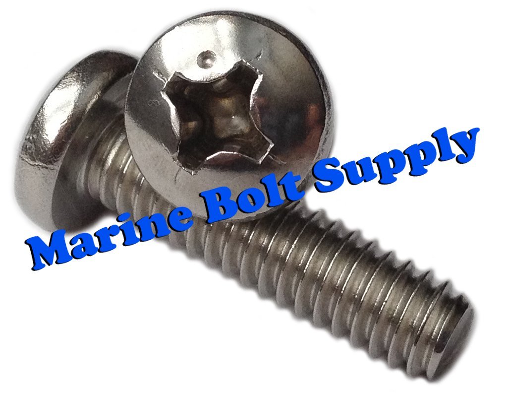 Type 316 Stainless Steel Phillips Pan Machine Screw Kit Marine Bolt Supply 6-111316