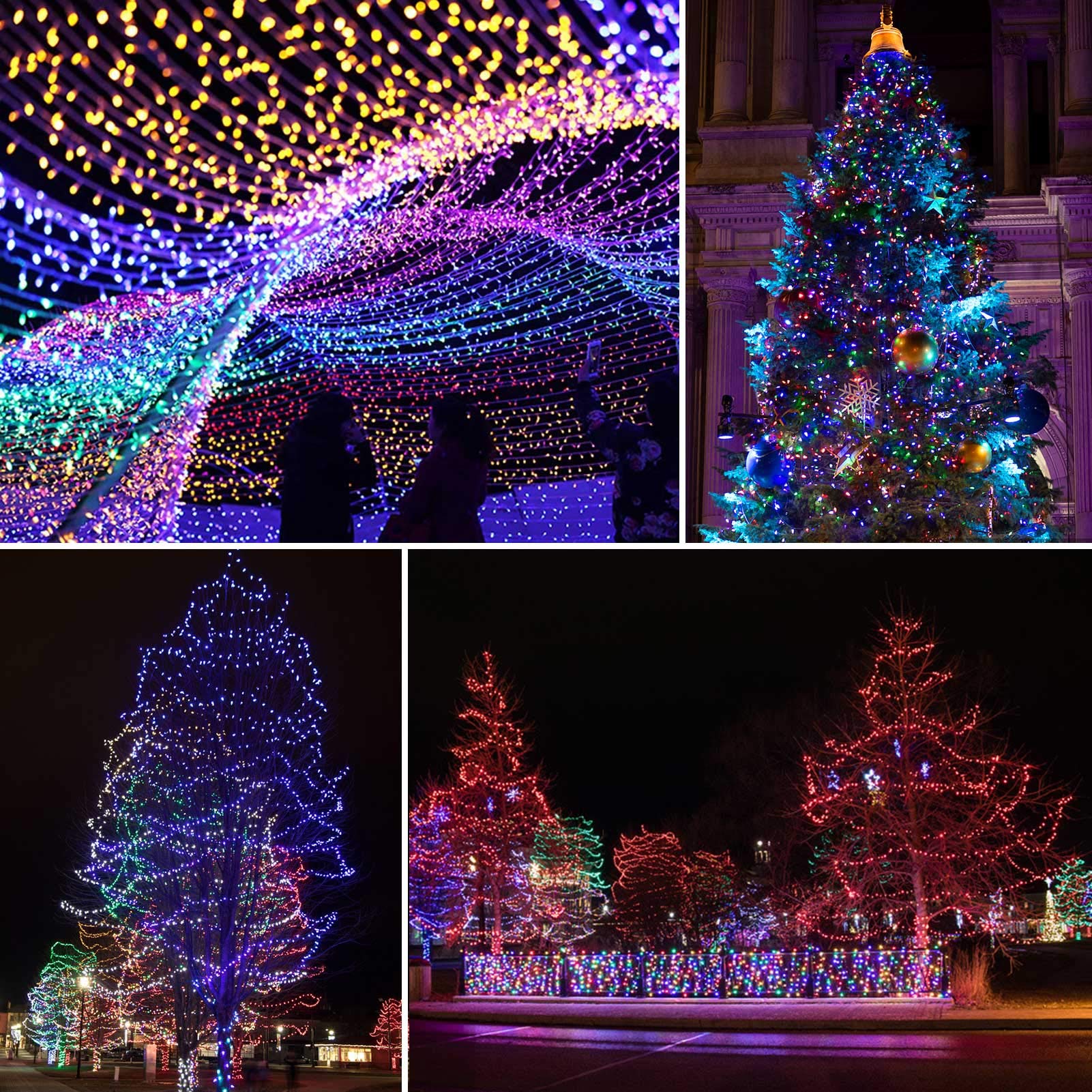 Bbrand Solar String Lights Outdoor, Christmas Lights with 8-Lighting Modes, Waterproof Decorative Lights for Garden, Patio, Home, Wedding, Party, Halloween, Christmas (Warm White, 200)