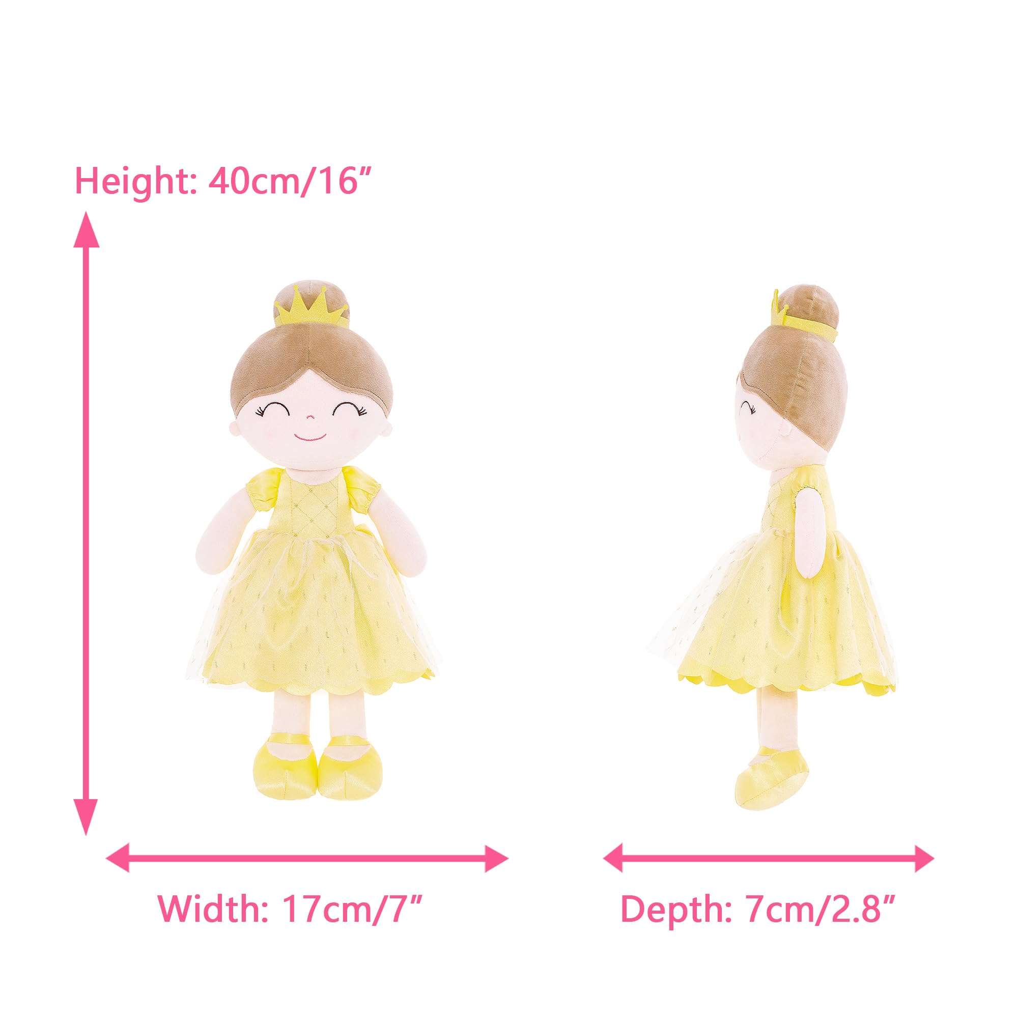 Gloveleya Baby Doll Girl Gifts Dolls Plush Manor Princess Michelle 16"