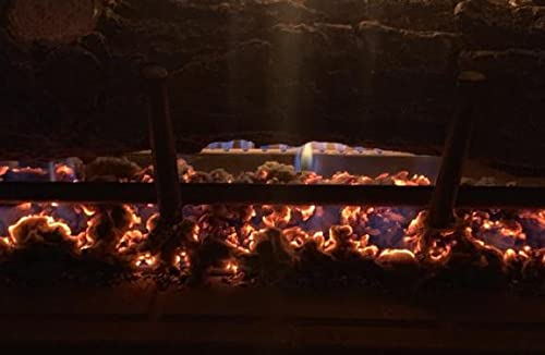 Glowing Embers Rock Wool Mixed with Vermiculite for Vented Gas Log Sets, Inserts,Fireplaces, Fire-Pit and Stoves, 12oz
