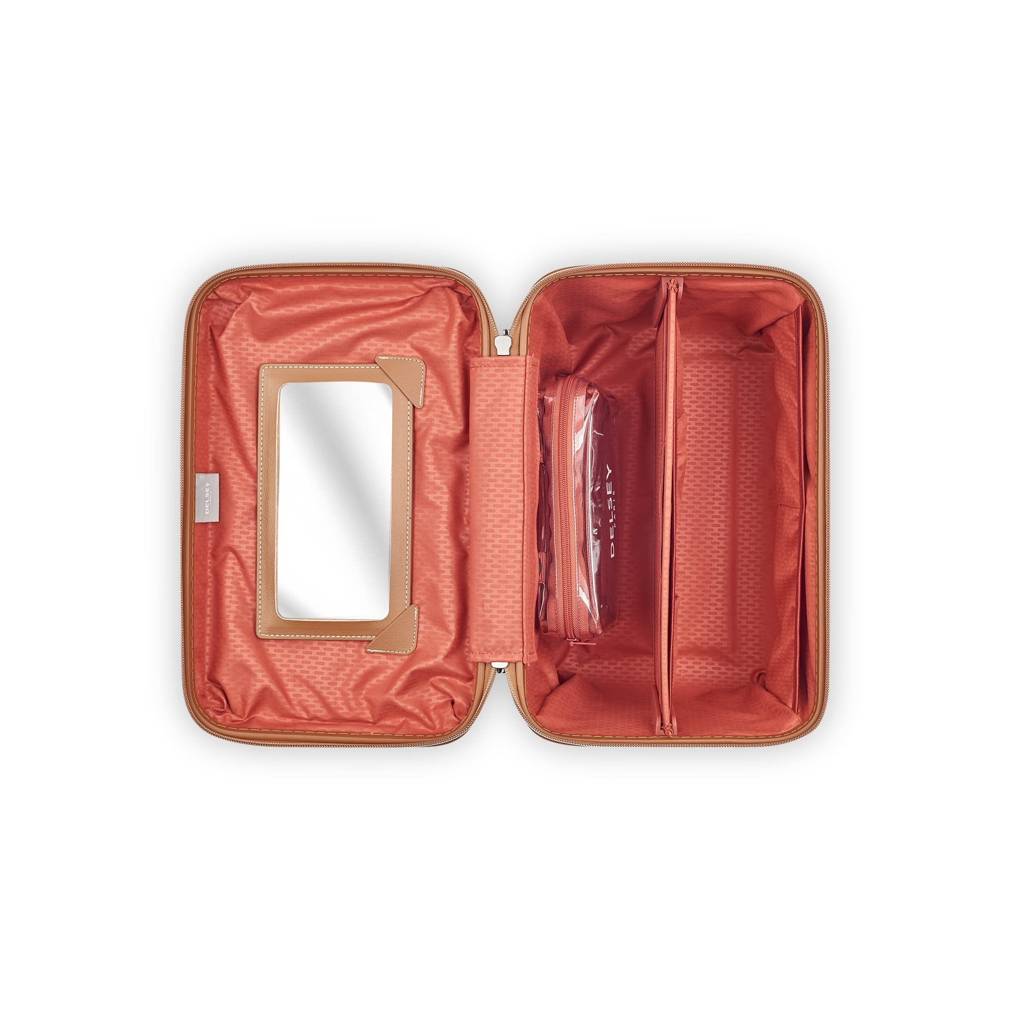 DELSEY PARIS Chatelet 2.0 Makeup and Cosmetic Beauty Travel Case, Chocolate Brown