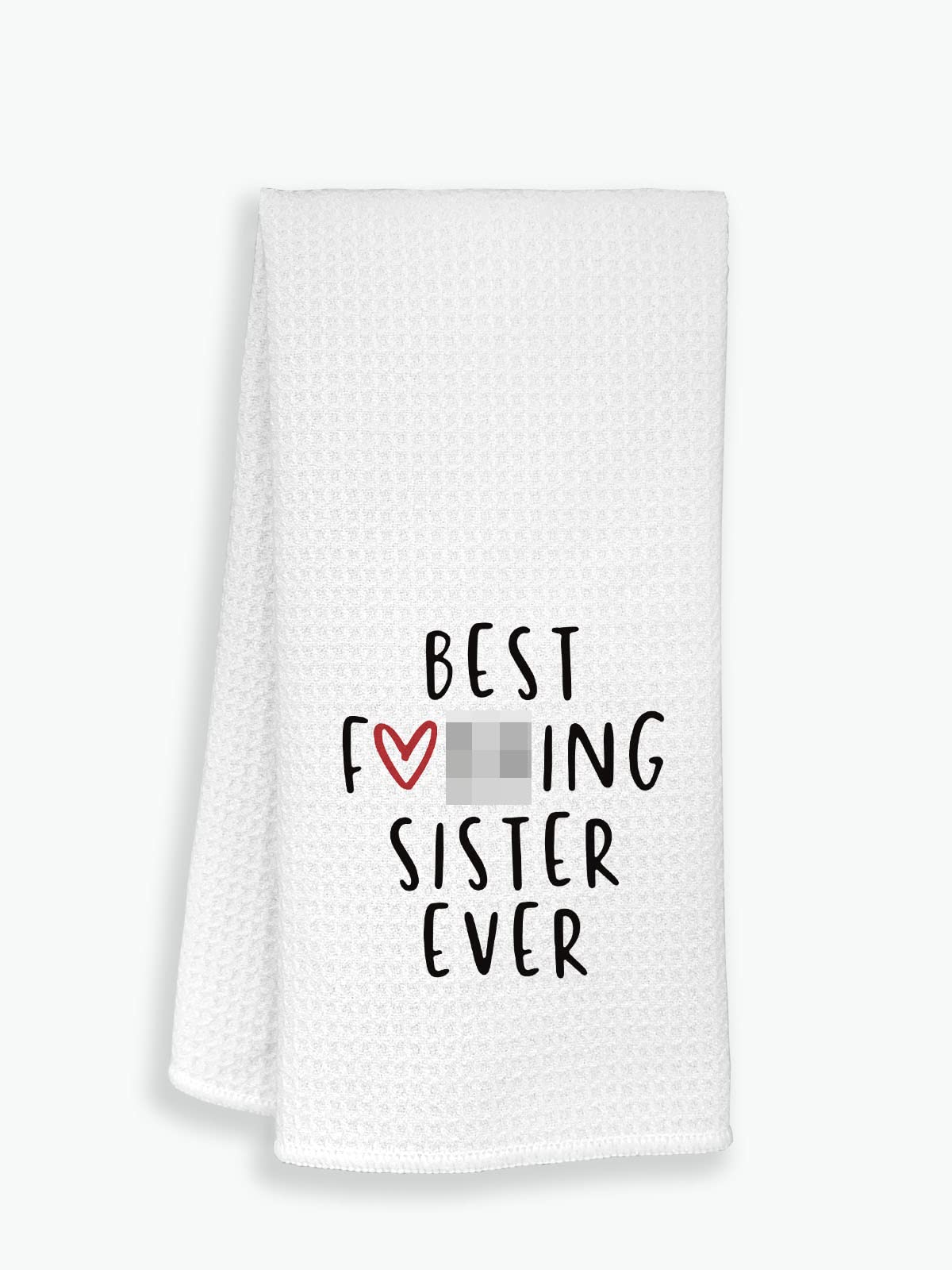 Best Sister Ever Kitchen Towels and Dishcloths,Best Sister Dish Tea Hand Towels for Kitchen Bathroom,Sister Birthday Graduation Gift from Sister Brother Best Friend Bestie (431)