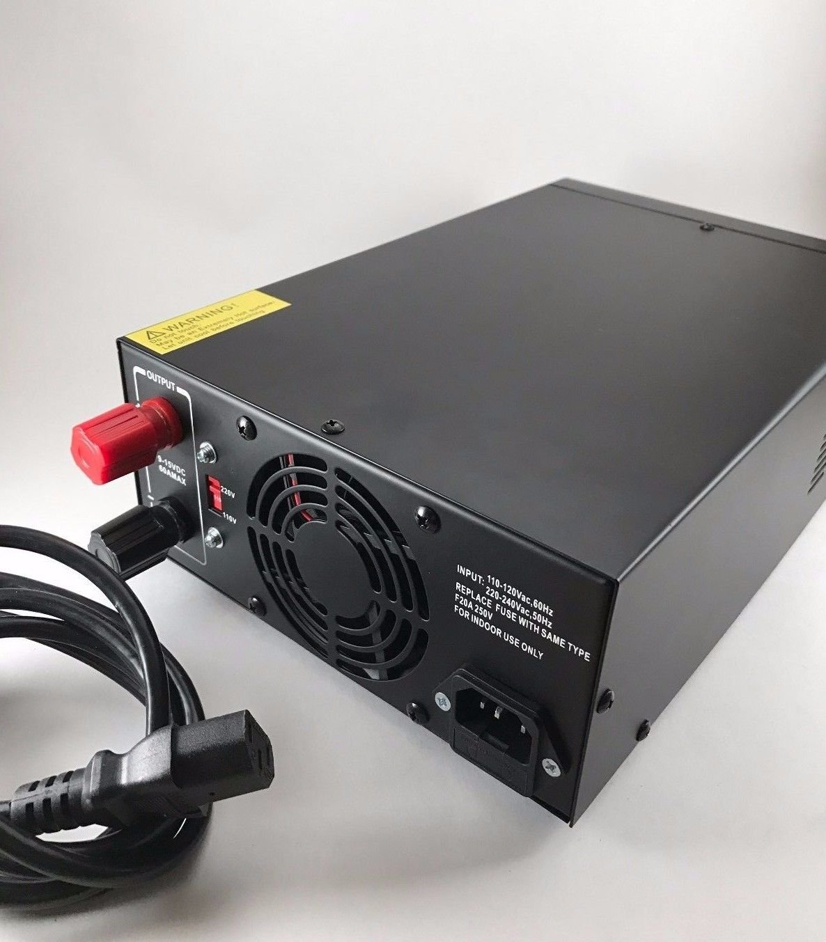 DELTA DPS60M 60 Amp AC/DC Switching Power Supply w/Volt AMPerage Meter Compatible for Ham CB