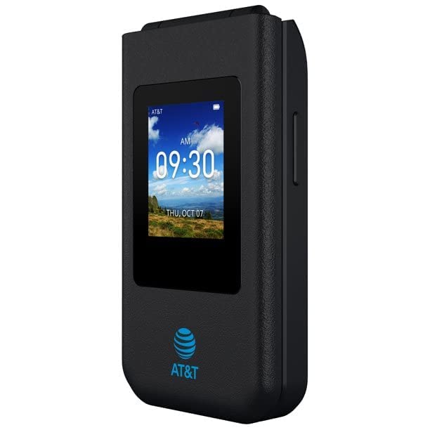 AT&T Cingular Flex 4G LTE Flip Phone ATTEA211101, 4GB, Charcoal, Carrier Locked to AT&T Gray