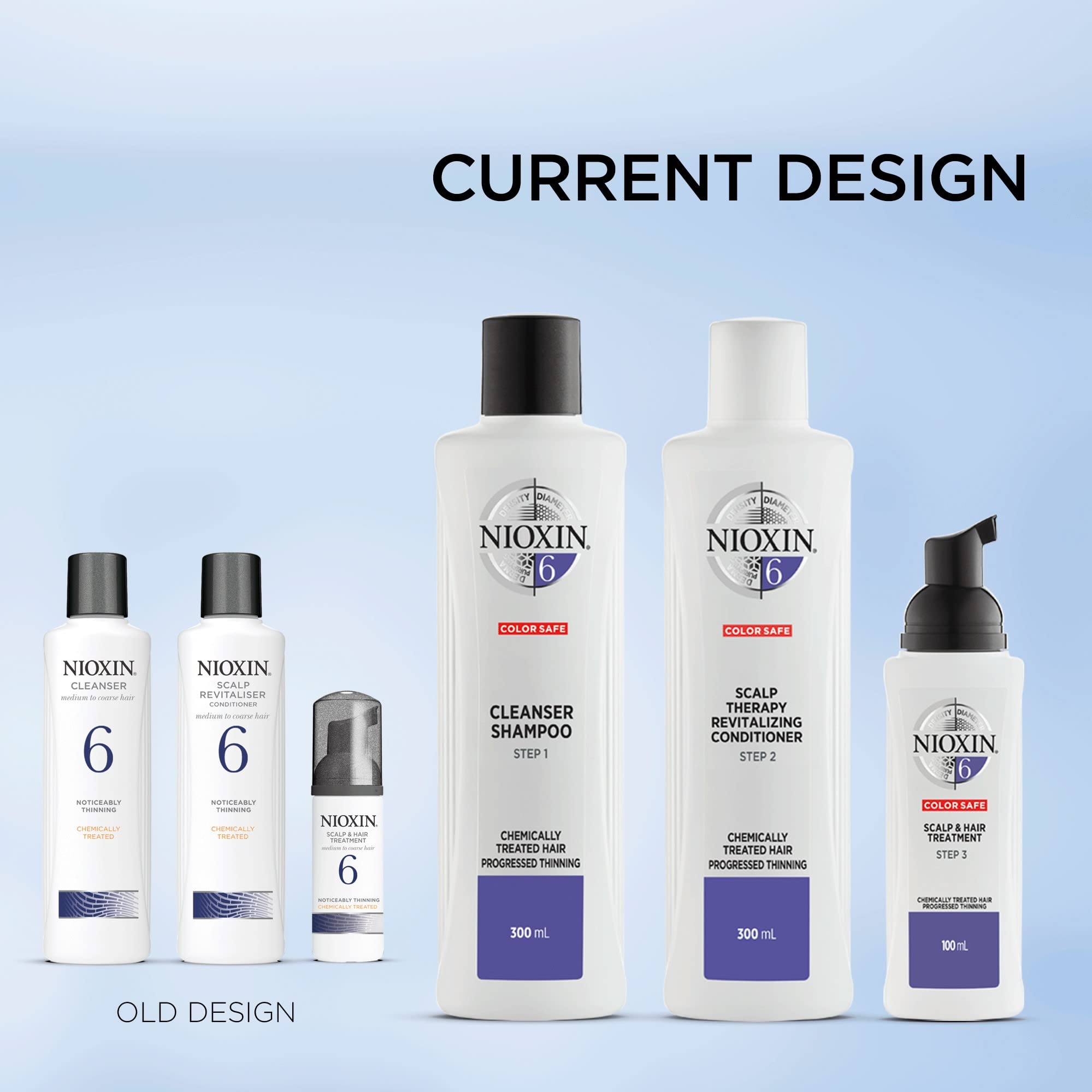 Nioxin System 6 Scalp Therapy Conditioner with Peppermint Oil, Treats Dry Scalp, Provides Moisture Control & Balance, For Bleached & Chemically Treated Hair with Progressed Thinning, 10.1 fl oz
