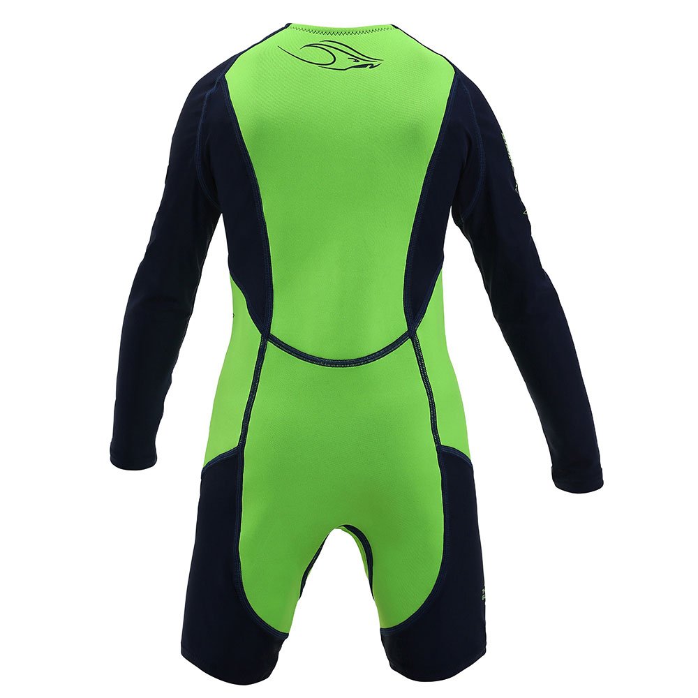 Aqua Sphere Stingray Long Sleeve Wet Suit, Green long sleeve, 4